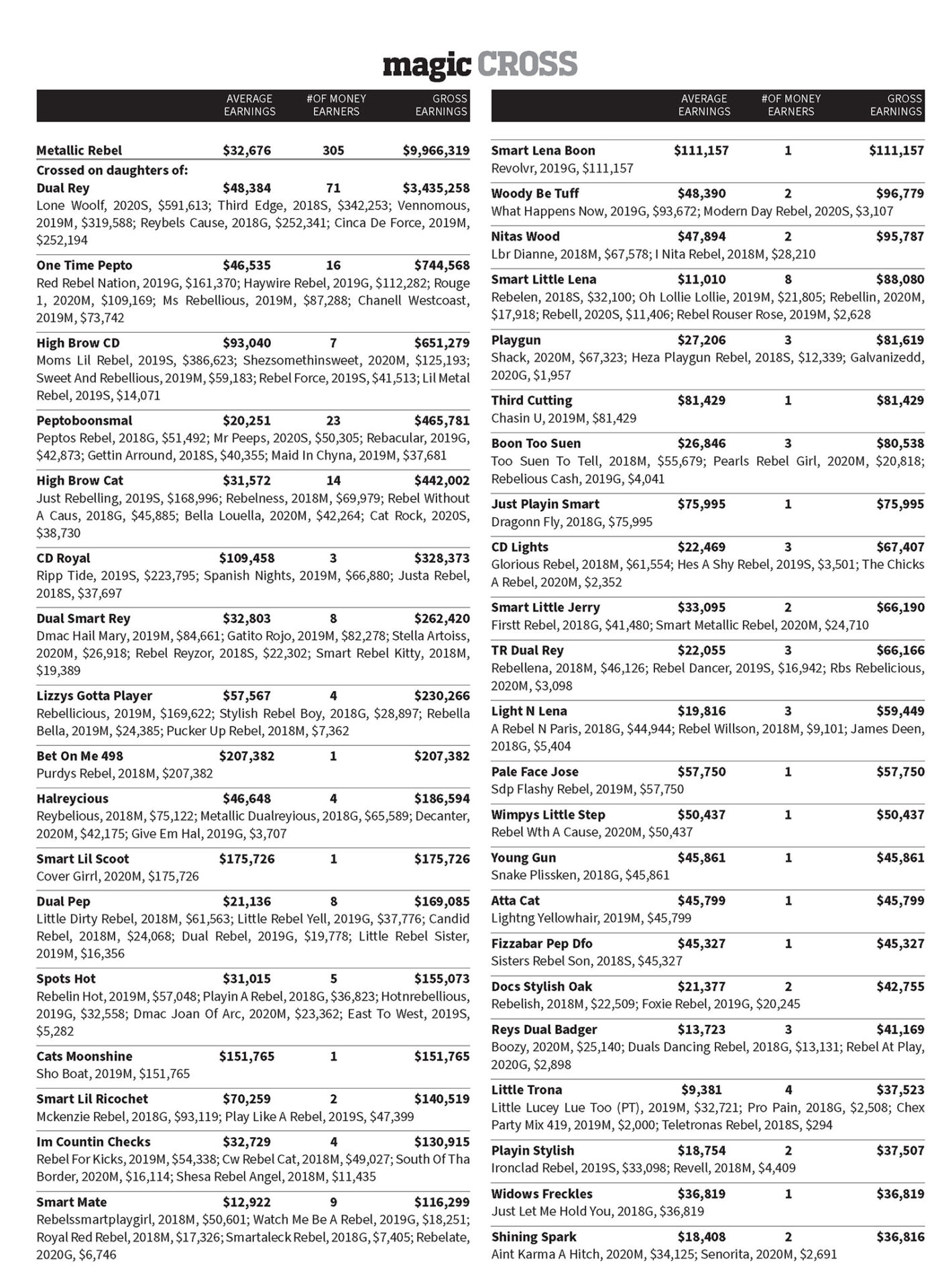 Metallic Rebel – Stallion Register Directory