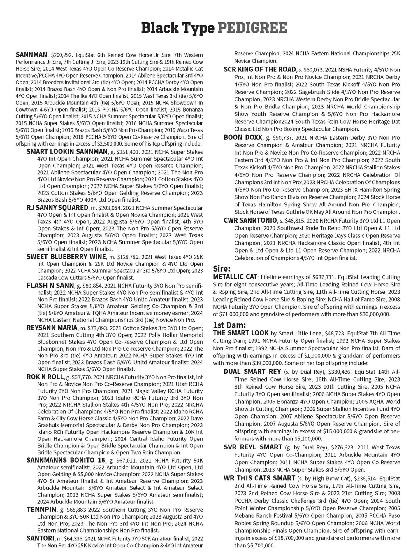 Sannman – Stallion Register Directory