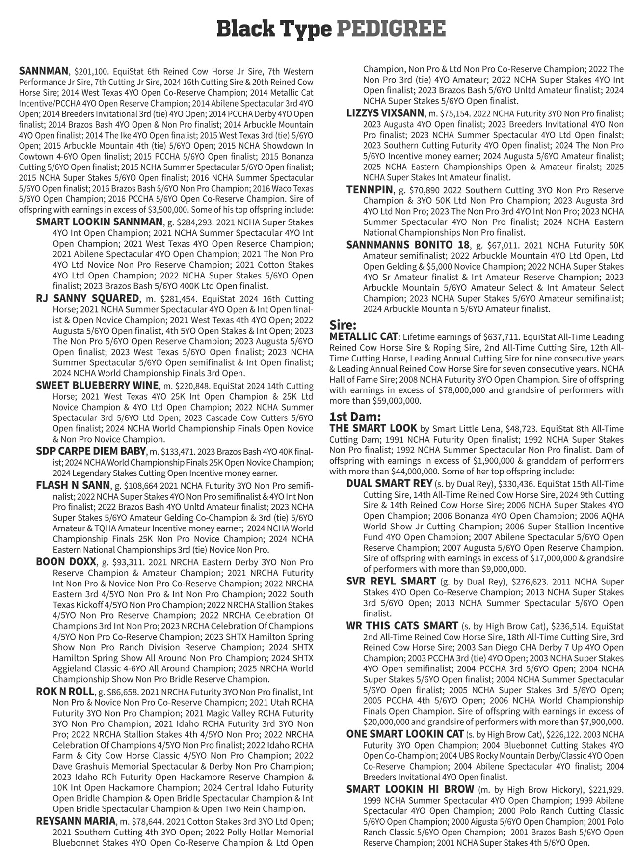 Sannman – Stallion Register Directory